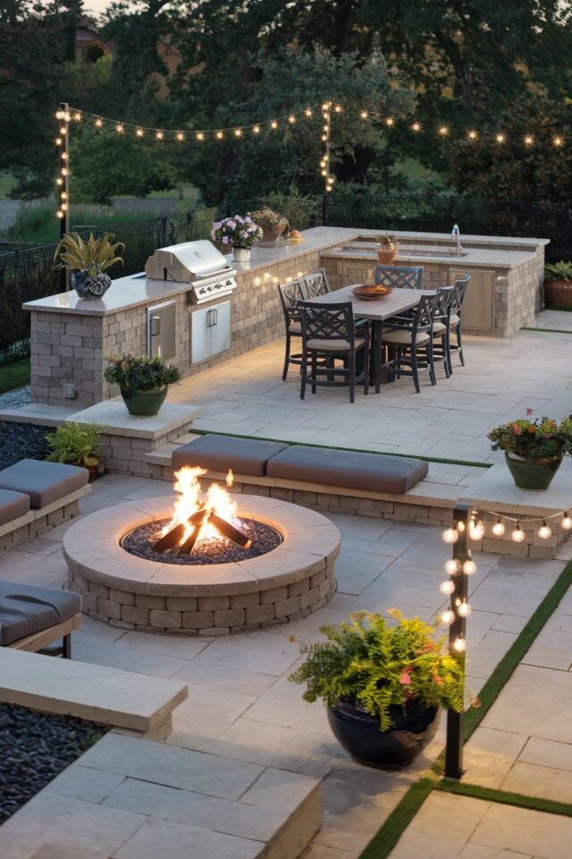 40+ Backyard Patio Design Ideas for Luxurious Outdoor Living