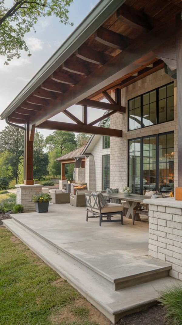 20 Covered Patio Ideas Attached to House
