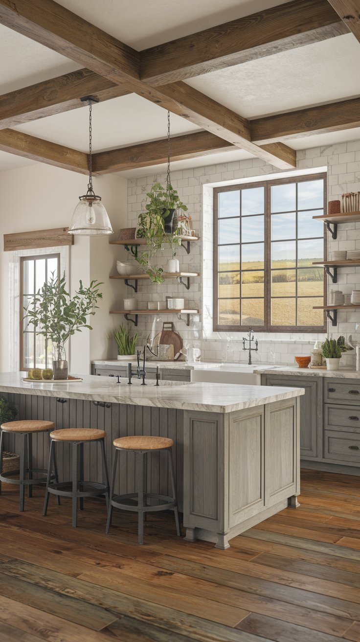 24 Modern Farmhouse Kitchen Ideas