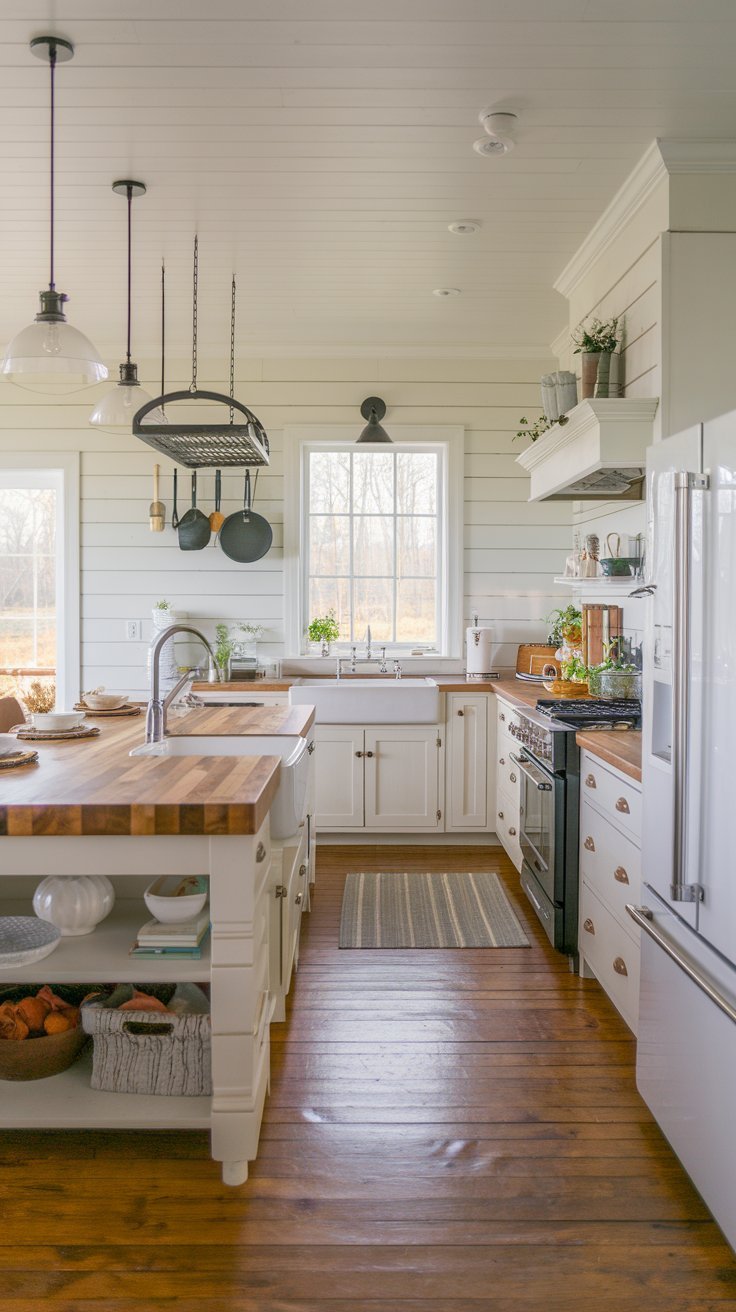 24 Modern Farmhouse Kitchen Ideas
