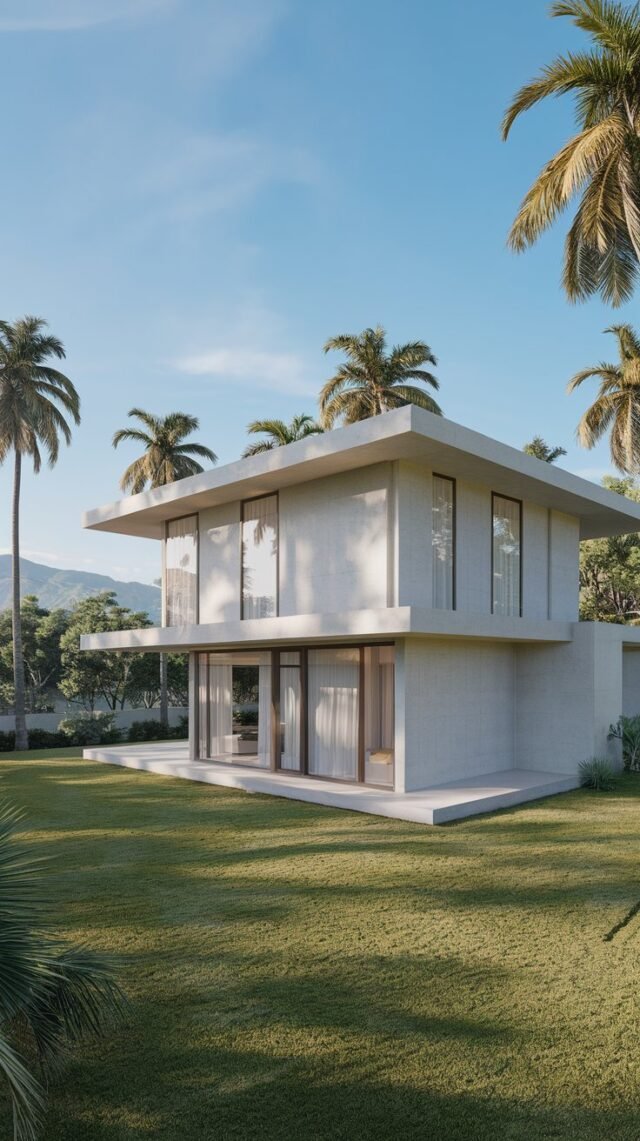 26 Beautiful Modern Villa Exteriors with Luxury Appeal
