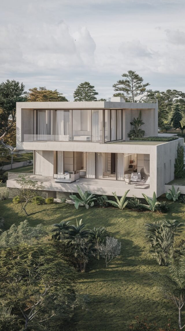 26 Beautiful Modern Villa Exteriors with Luxury Appeal
