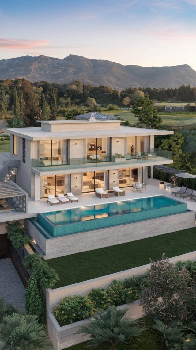 26 Beautiful Modern Villa Exteriors with Luxury Appeal