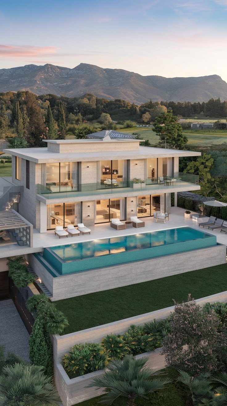26 Beautiful Modern Villa Exteriors with Luxury Appeal