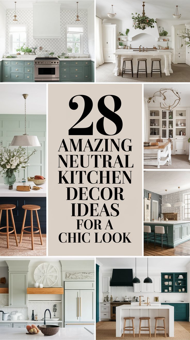 28 Amazing Neutral Kitchen Decor Ideas for a Chic Look