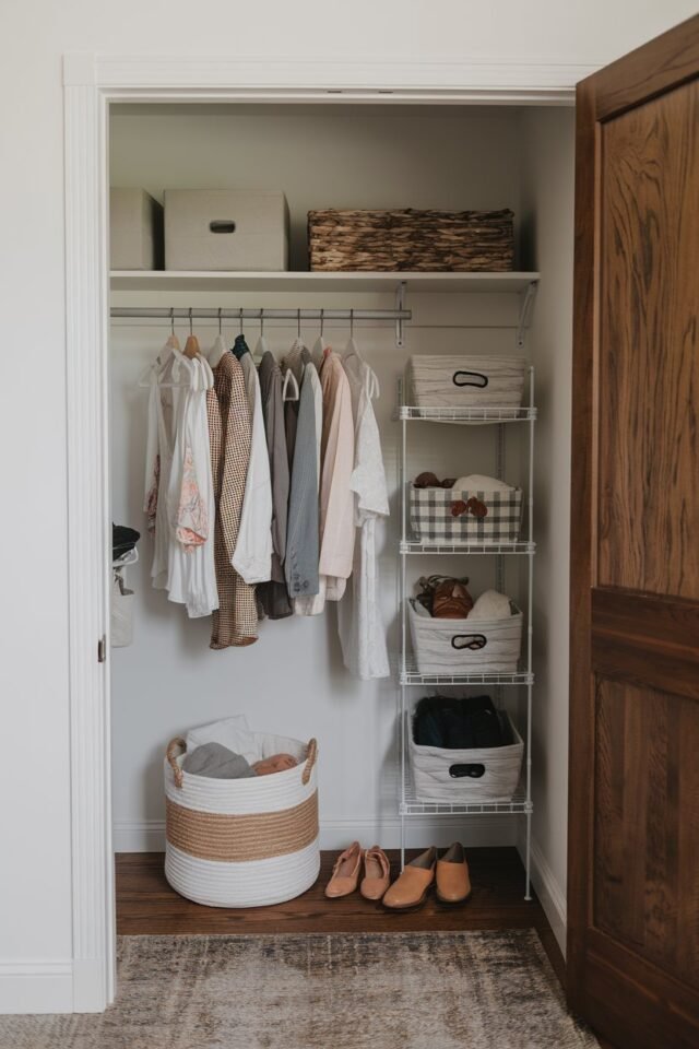21 Easy Small Closet Organization Ideas for Bedrooms