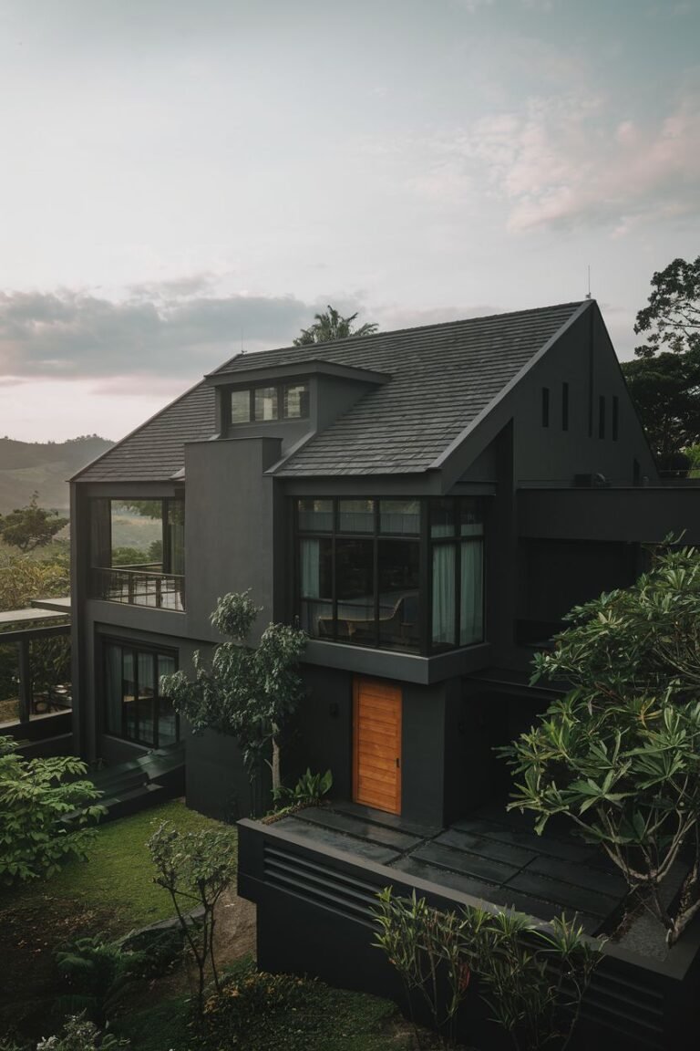 27 Stunning Dark Exterior House Colors for 2025