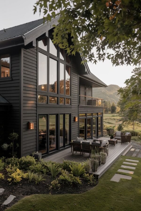27 Stunning Dark Exterior House Colors for 2025