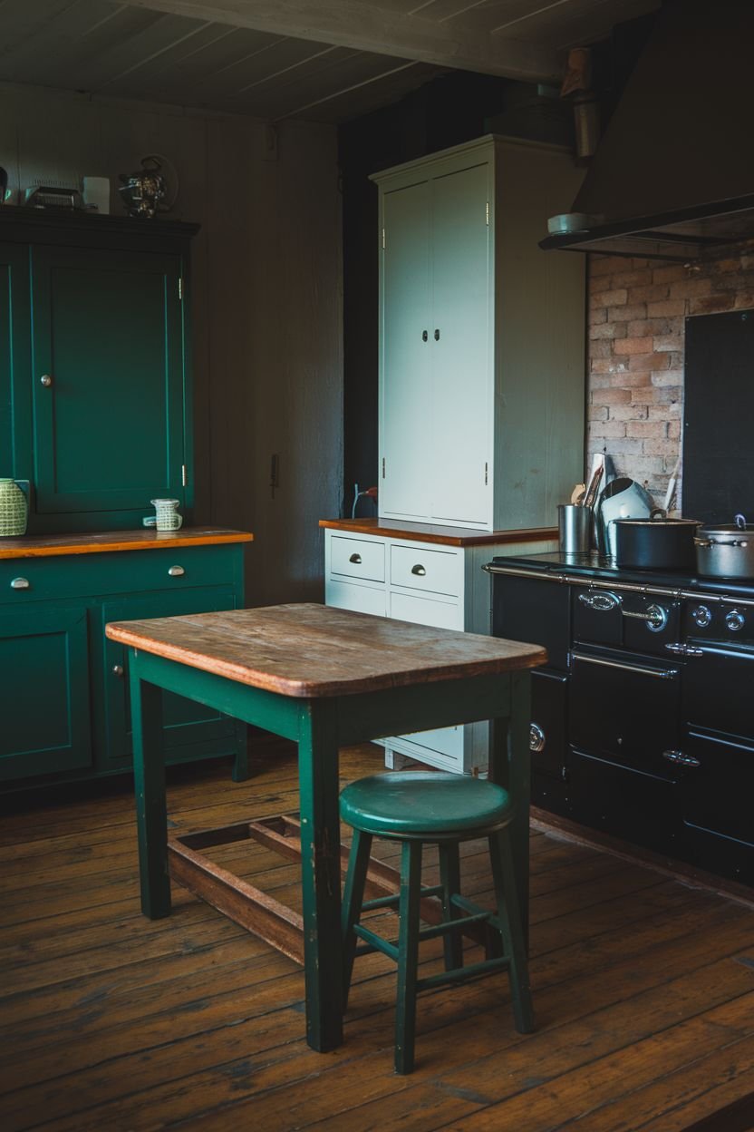 29 Modern Dark Green Kitchen Ideas