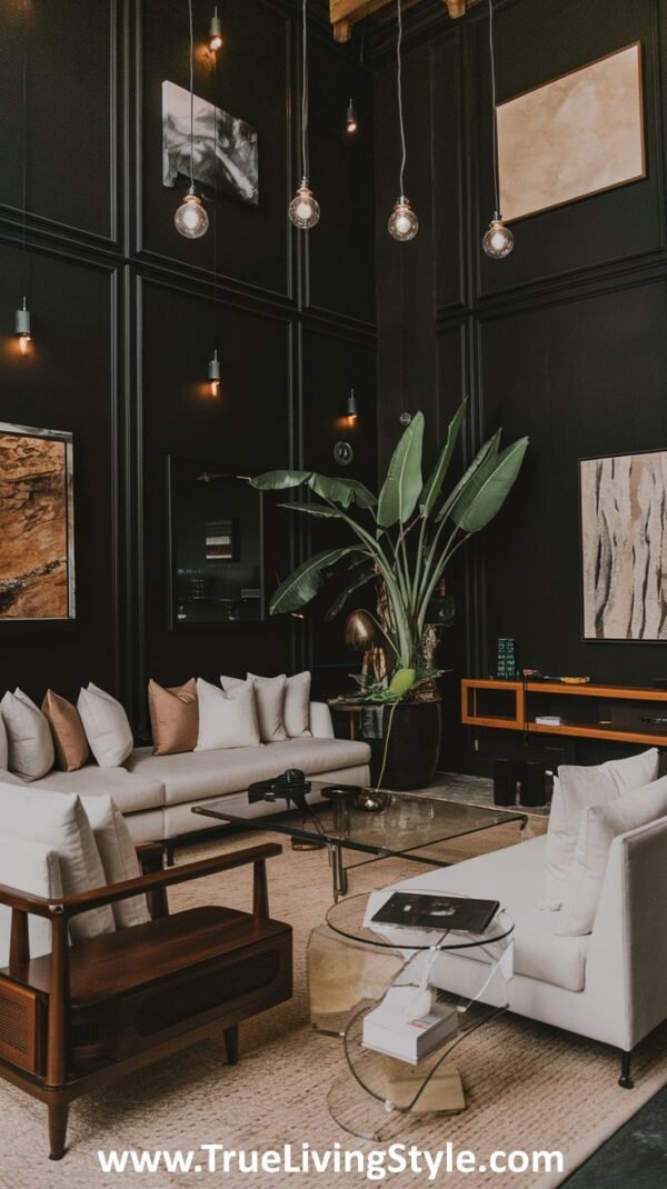 27 Dark Living Room Ideas for a Cozy Atmosphere