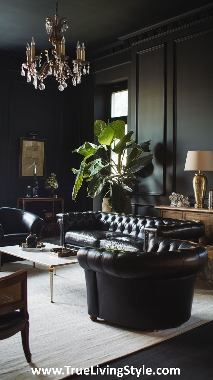 27 Dark Living Room Ideas for a Cozy Atmosphere