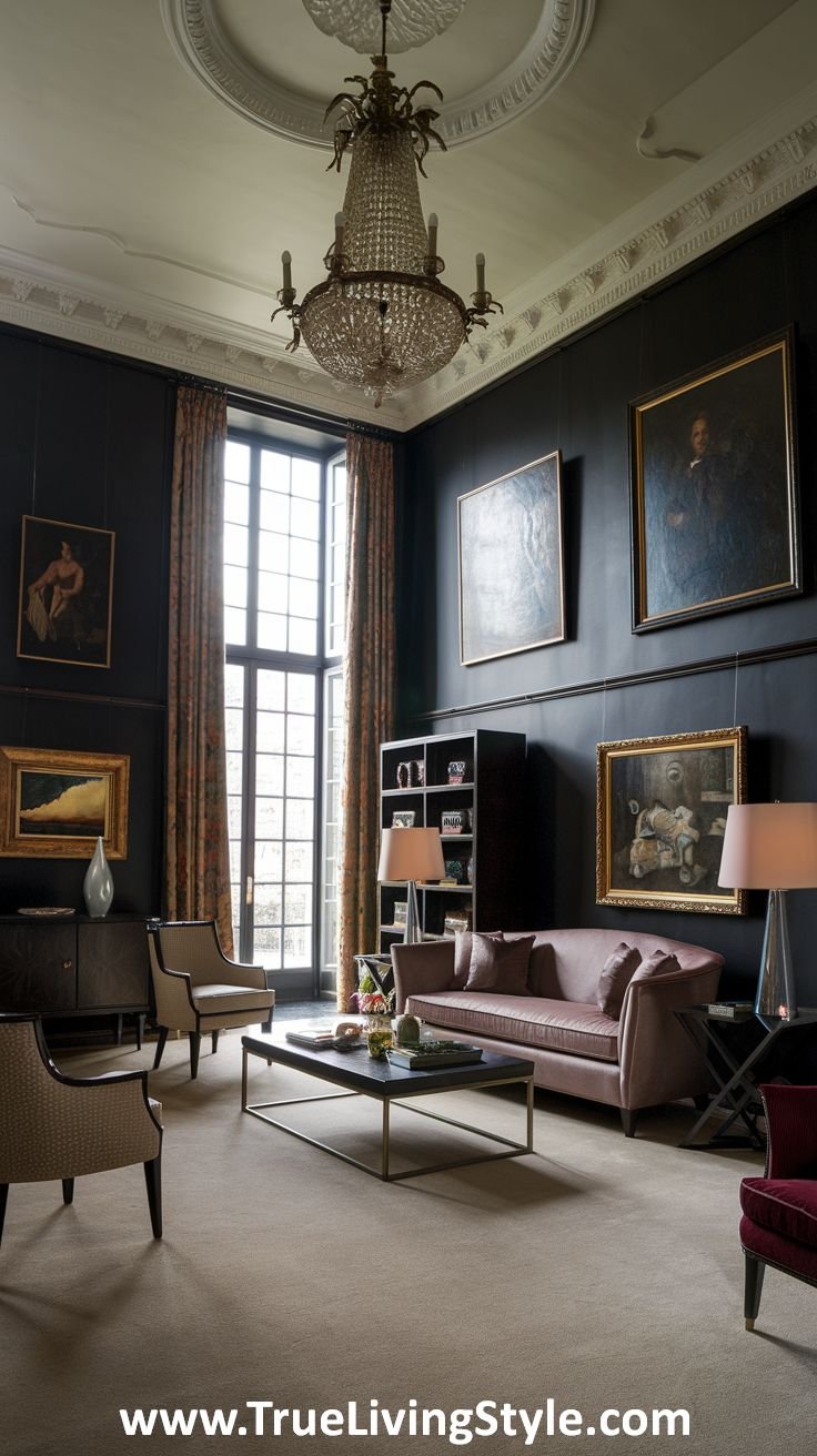 27 Dark Living Room Ideas for a Cozy Atmosphere