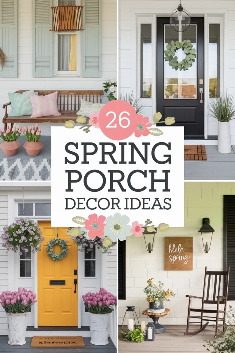 26 Easy Spring Front Porch Decor Ideas for 2025