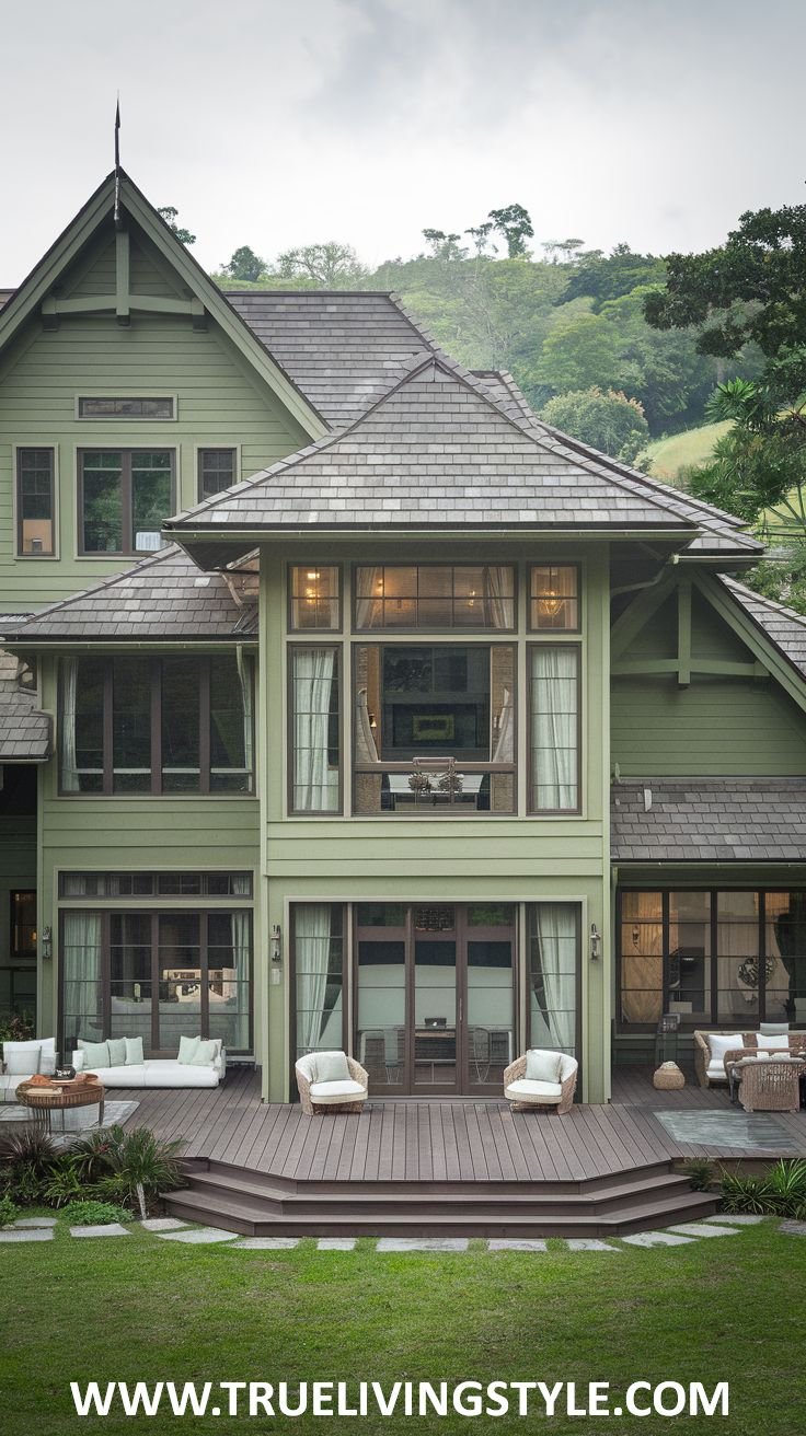 31 Stunning Green Exterior House Colors for 2025