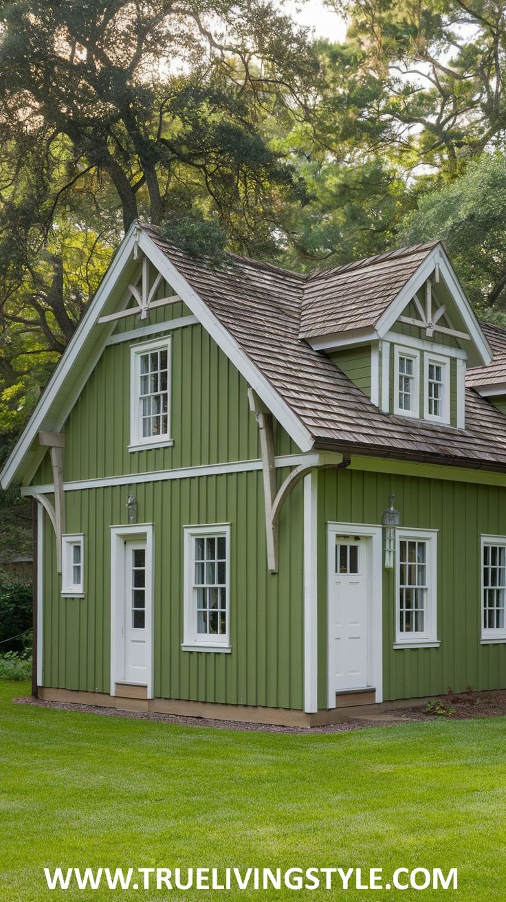 31 Stunning Green Exterior House Colors for 2025