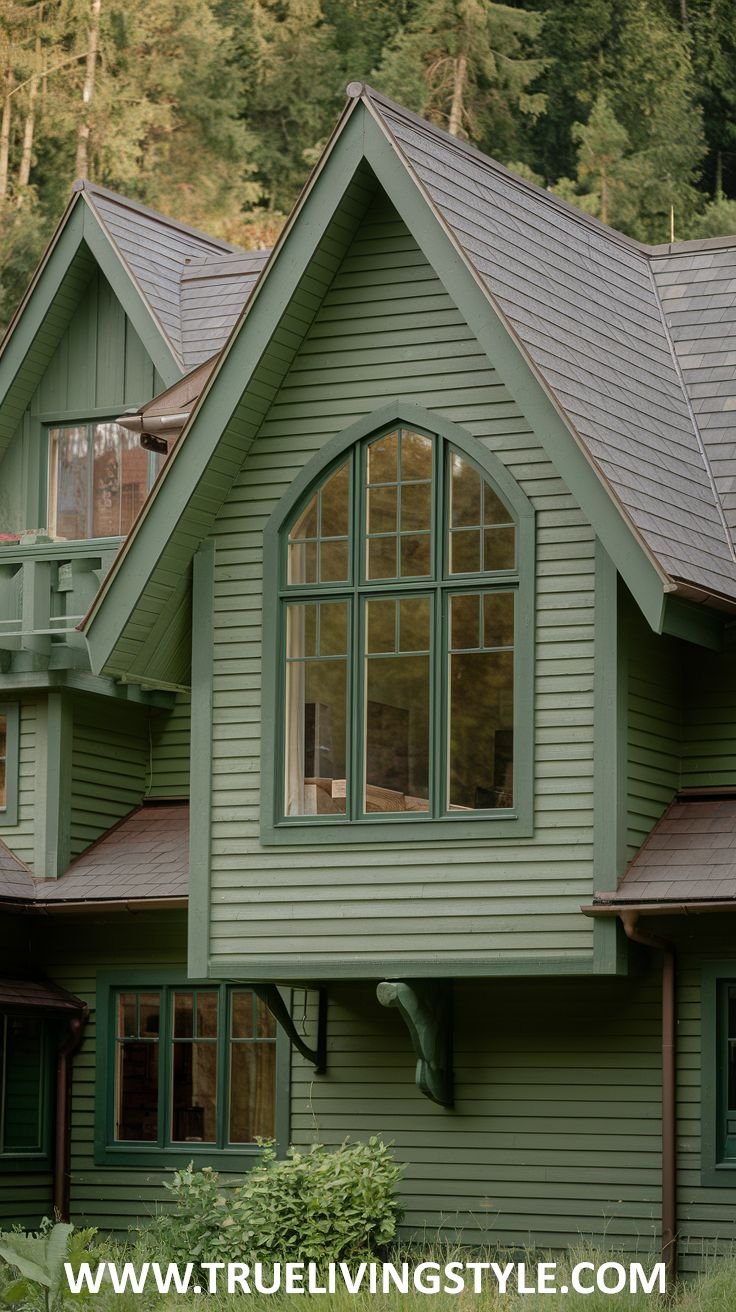31 Stunning Green Exterior House Colors for 2025