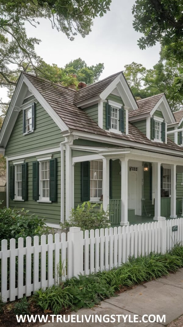 31 Stunning Green Exterior House Colors for 2025