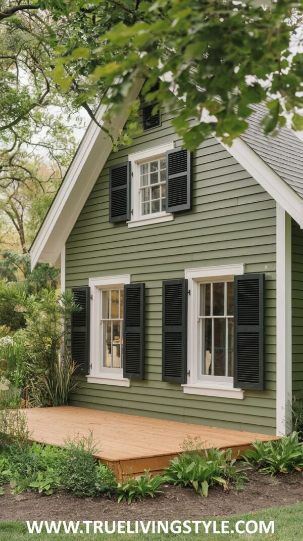 31 Stunning Green Exterior House Colors for 2025
