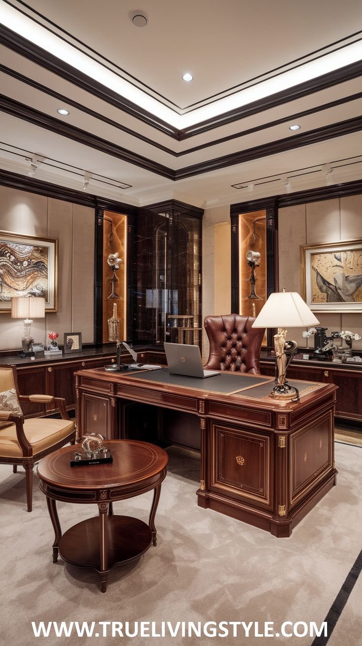 25 Luxury Office Furniture Ideas for a Classy Interior