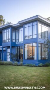 24 Modern Blue Exterior House Colors for 2025