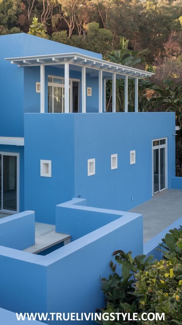 24 Modern Blue Exterior House Colors for 2025