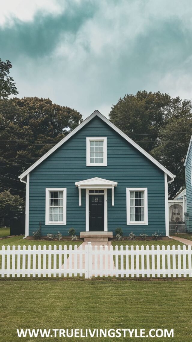 24 Modern Blue Exterior House Colors for 2025