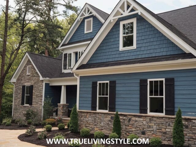 24 Modern Blue Exterior House Colors for 2025