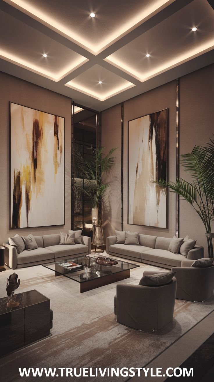 27 Modern Luxury Mansion Living Room Ideas You Can’t Miss