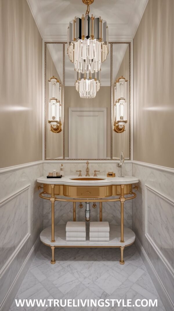 31 Modern Luxury Powder Room Ideas for a Chic Look