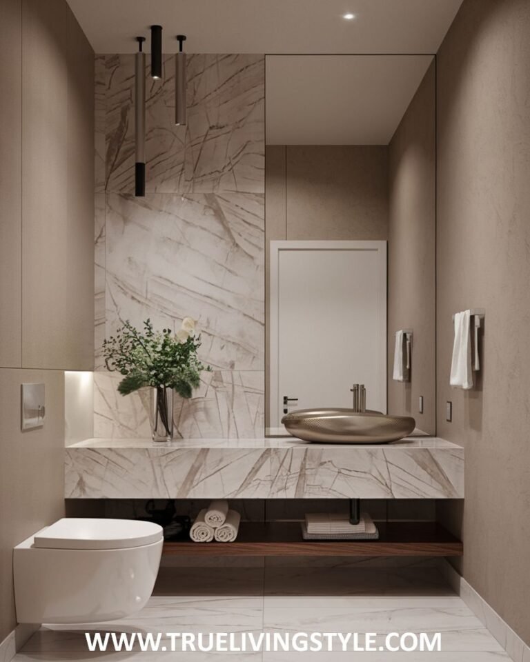 31 Modern Luxury Powder Room Ideas for a Chic Look