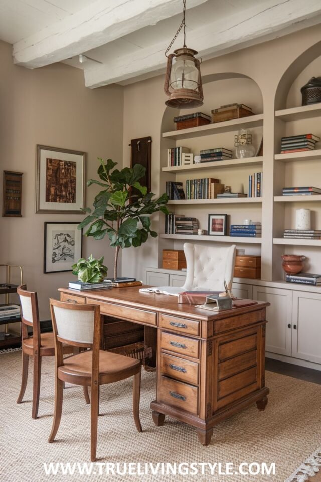 28 Rustic Office Ideas for Cozy Workspaces