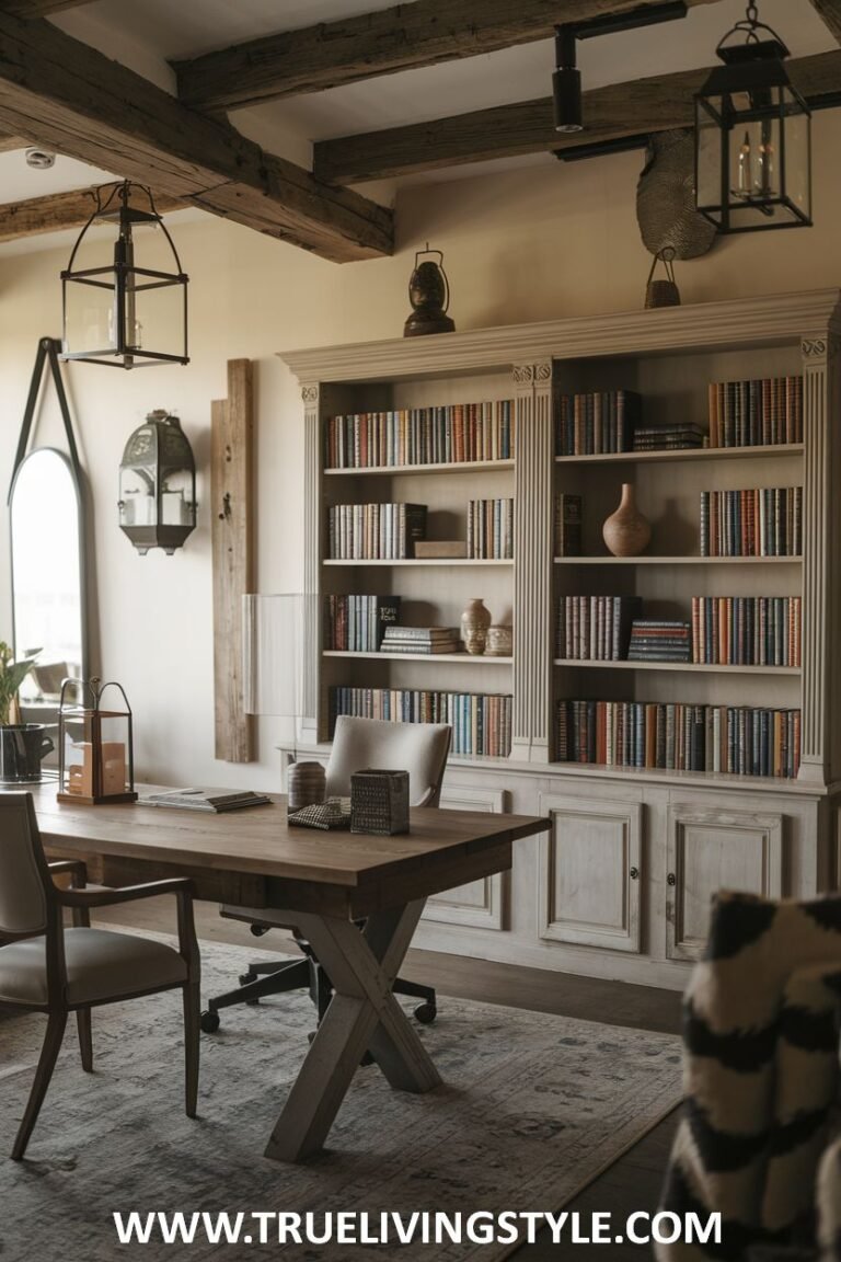 28 Rustic Office Ideas for Cozy Workspaces