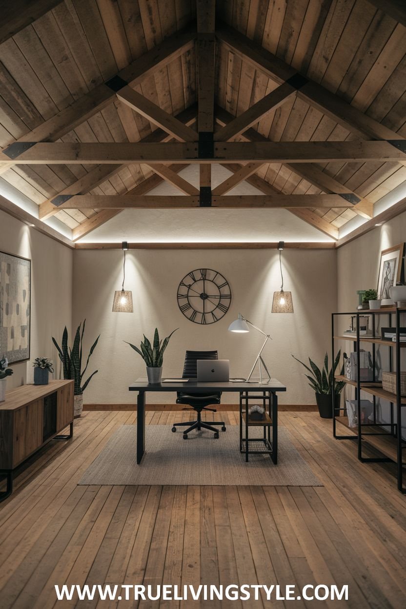 28 Rustic Office Ideas for Cozy Workspaces