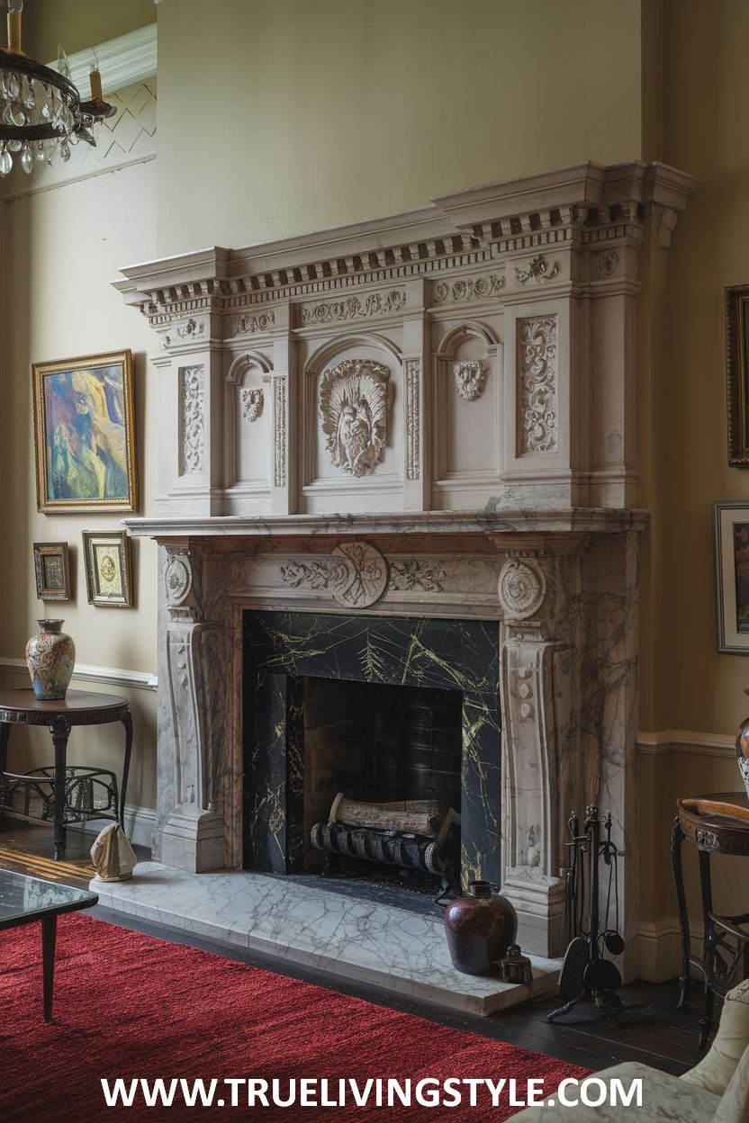 30 Victorian Fireplace Ideas for a Timeless Look