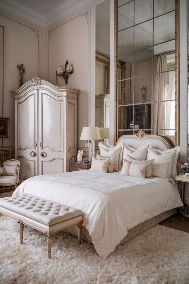 24 Comfortable French Bedroom Design Ideas for Ultimate Relaxation