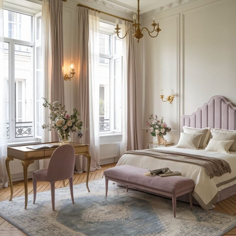 24 Comfortable French Bedroom Design Ideas for Ultimate Relaxation