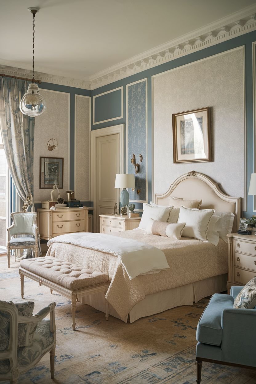 24 Comfortable French Bedroom Design Ideas for Ultimate Relaxation
