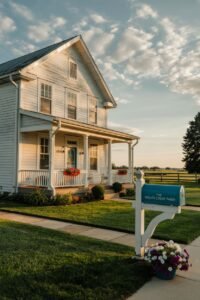 29 White Farmhouse Exterior Designs That Feel Warm and Inviting
